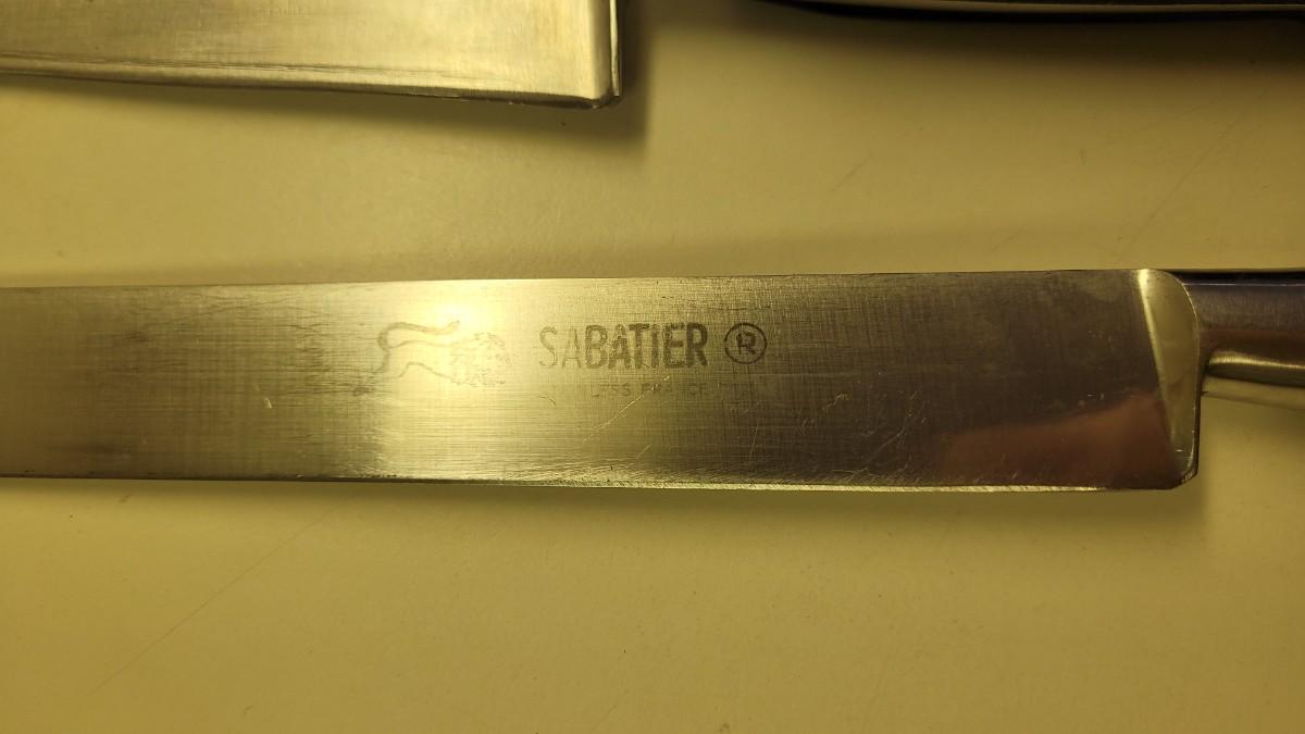 Lot 103: (2) Vintage SABATIER Knives | EstateSales.org