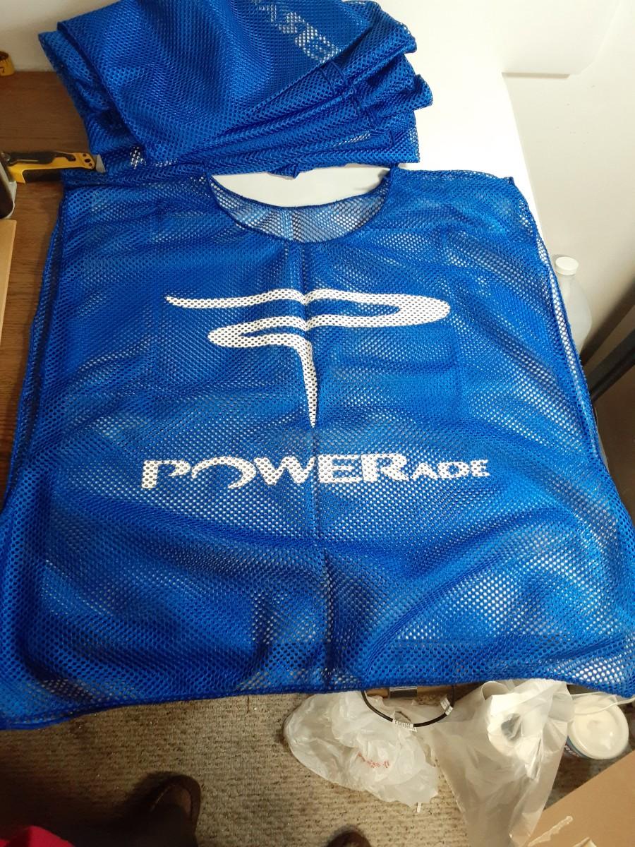 Powerade Set of 11 football vented jerseys | EstateSales.org