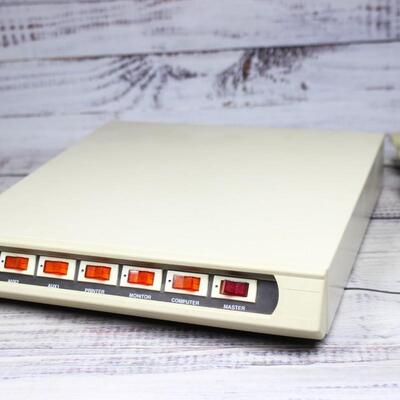 Vintage Universal Computer Power Controller 5 Switch Terminals w Master ...