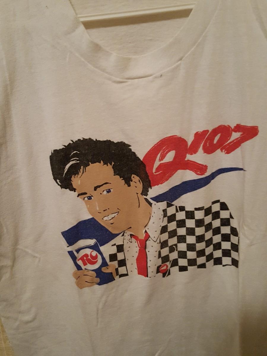 80's RC Cola Q107 WRQX Radio Washington DC Tee Shirt | EstateSales.org