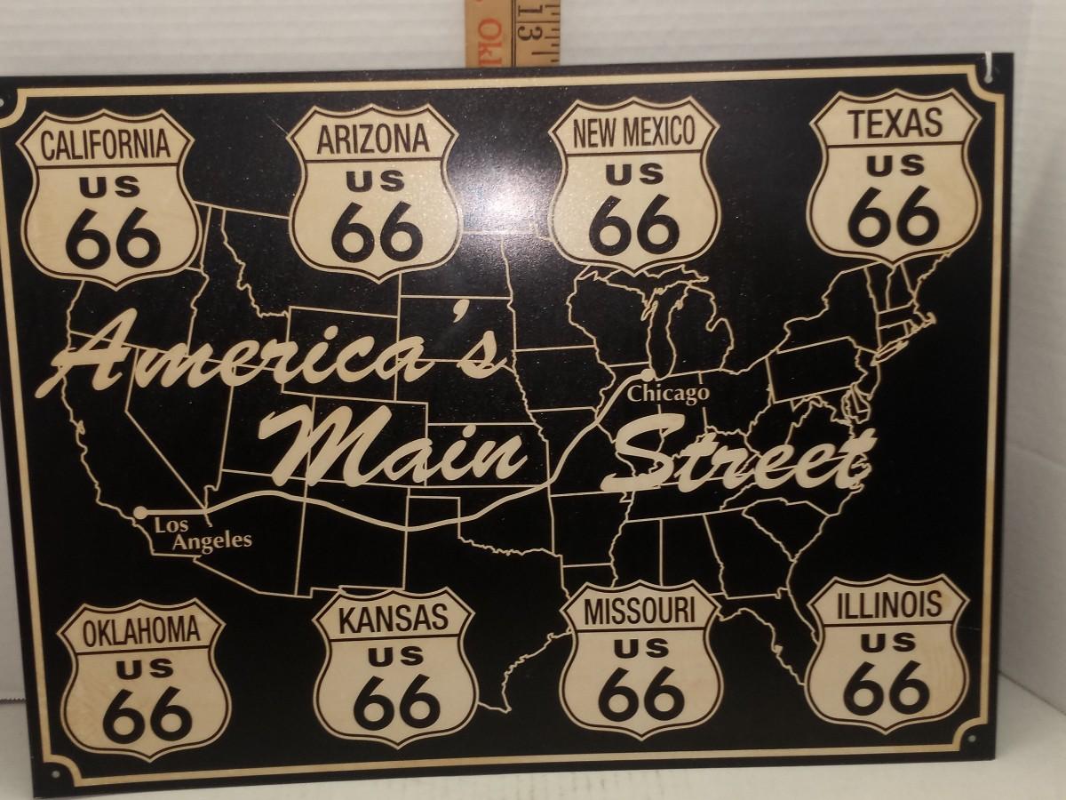 America's Main Street Metal Sign | EstateSales.org