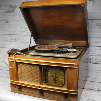 Antique Collectible Majestic Phonograph Record Wire Recorder Player ...