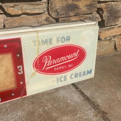 Paramount Dairies Electric Clock (G-RG) | EstateSales.org