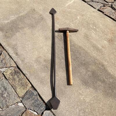 Hubbard Spike Maul & Hand Forged Tool (G - SS) | EstateSales.org