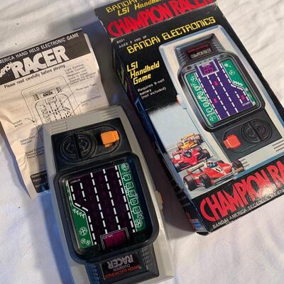 Vintage Handheld Electronics Football Champion Racer + Hello Kitty ...