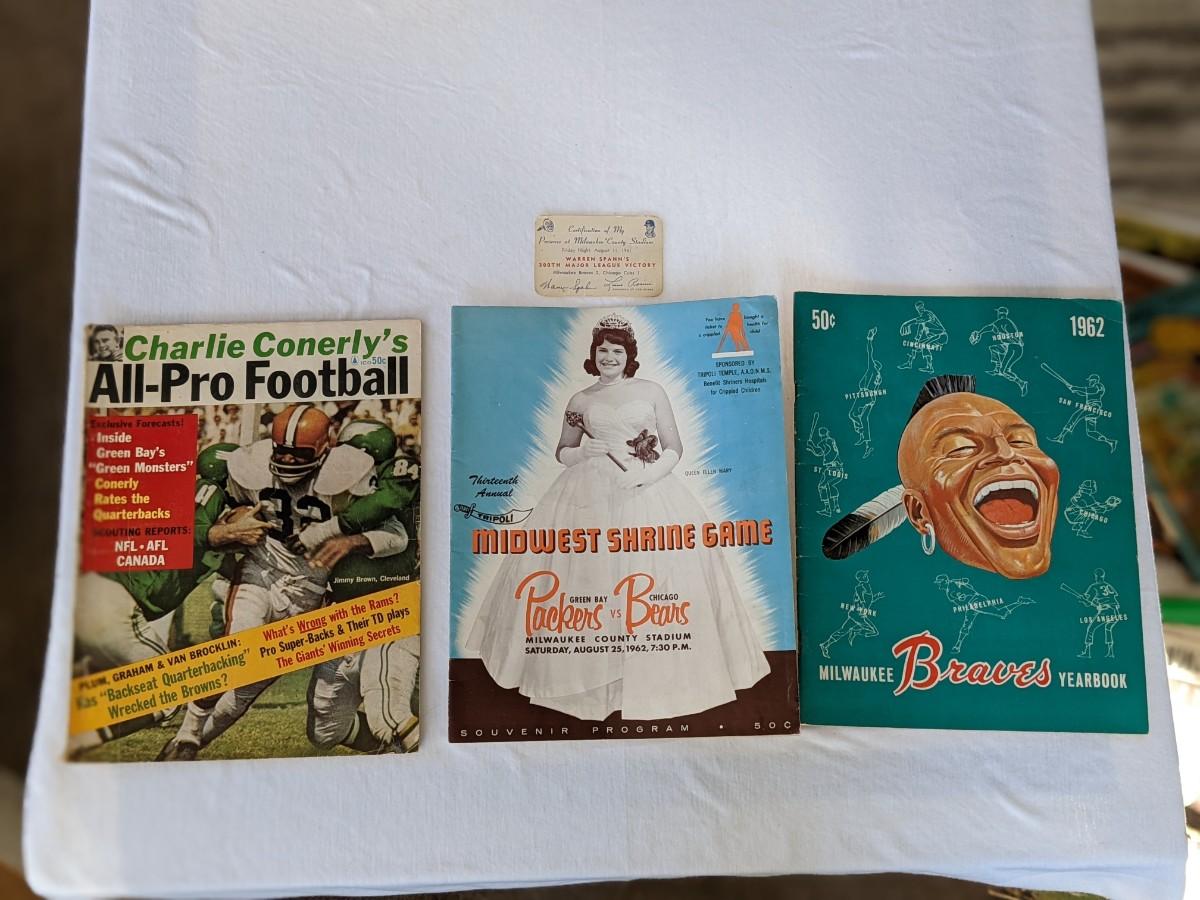 Variety of Programs incl Warren Spahn's 300th Win Cert | EstateSales.org