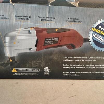 LOT 130 CHICAGO ELECTRIC MULTIFUNCTION POWER TOOL | EstateSales.org