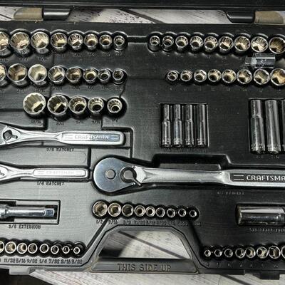 Large Sears Craftsman Ratchet Set | EstateSales.org