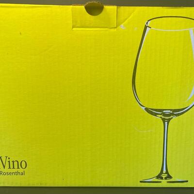 LOT 97G: DiVino by Rosenthal Box of Wine Glasses | EstateSales.org