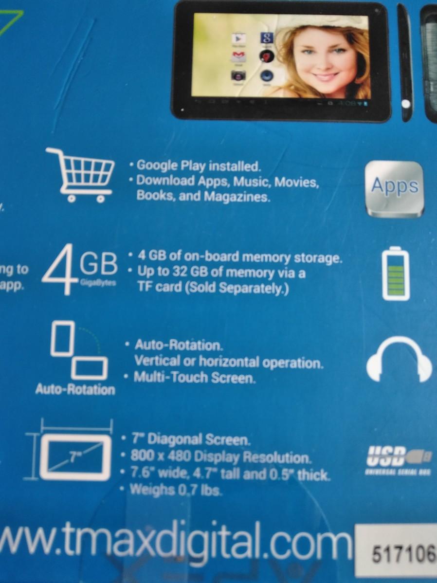 LOT 146 NEW APEX TABLET 7 INTERNET TABLET WITH CASE | EstateSales.org