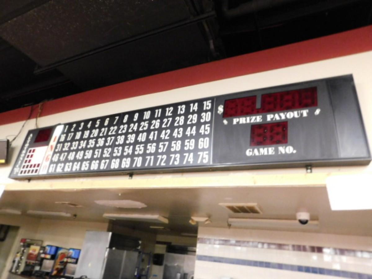 Bingo King Light Up Bingo Display Board 12.5'' (SCE) | EstateSales.org