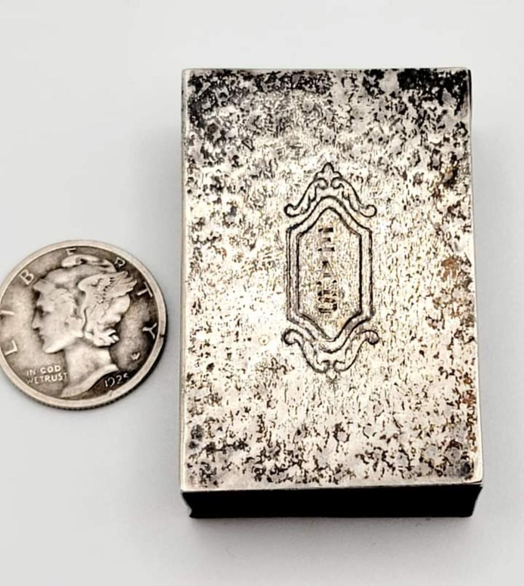 Sterling silver vintage match box | EstateSales.org
