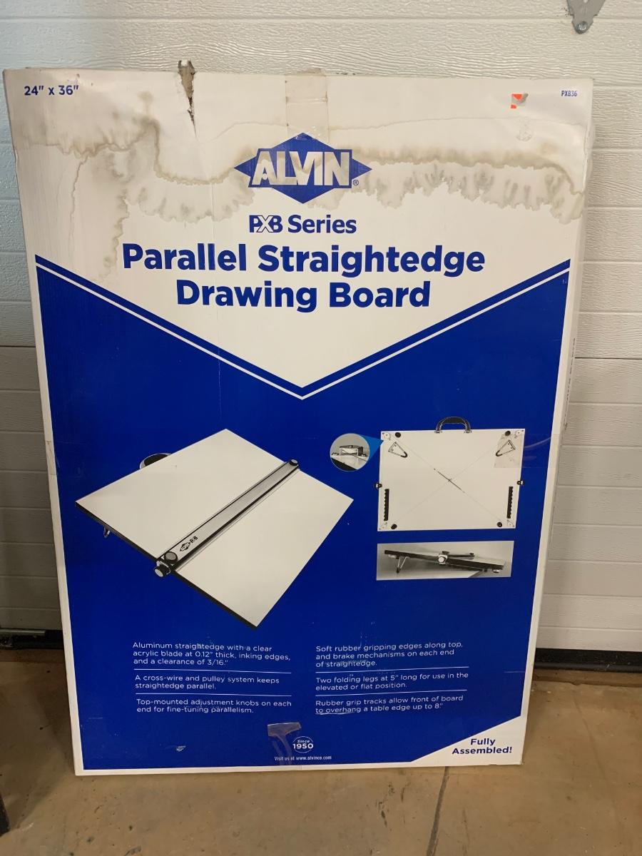 Parallel Straightedge Drawing Board | EstateSales.org