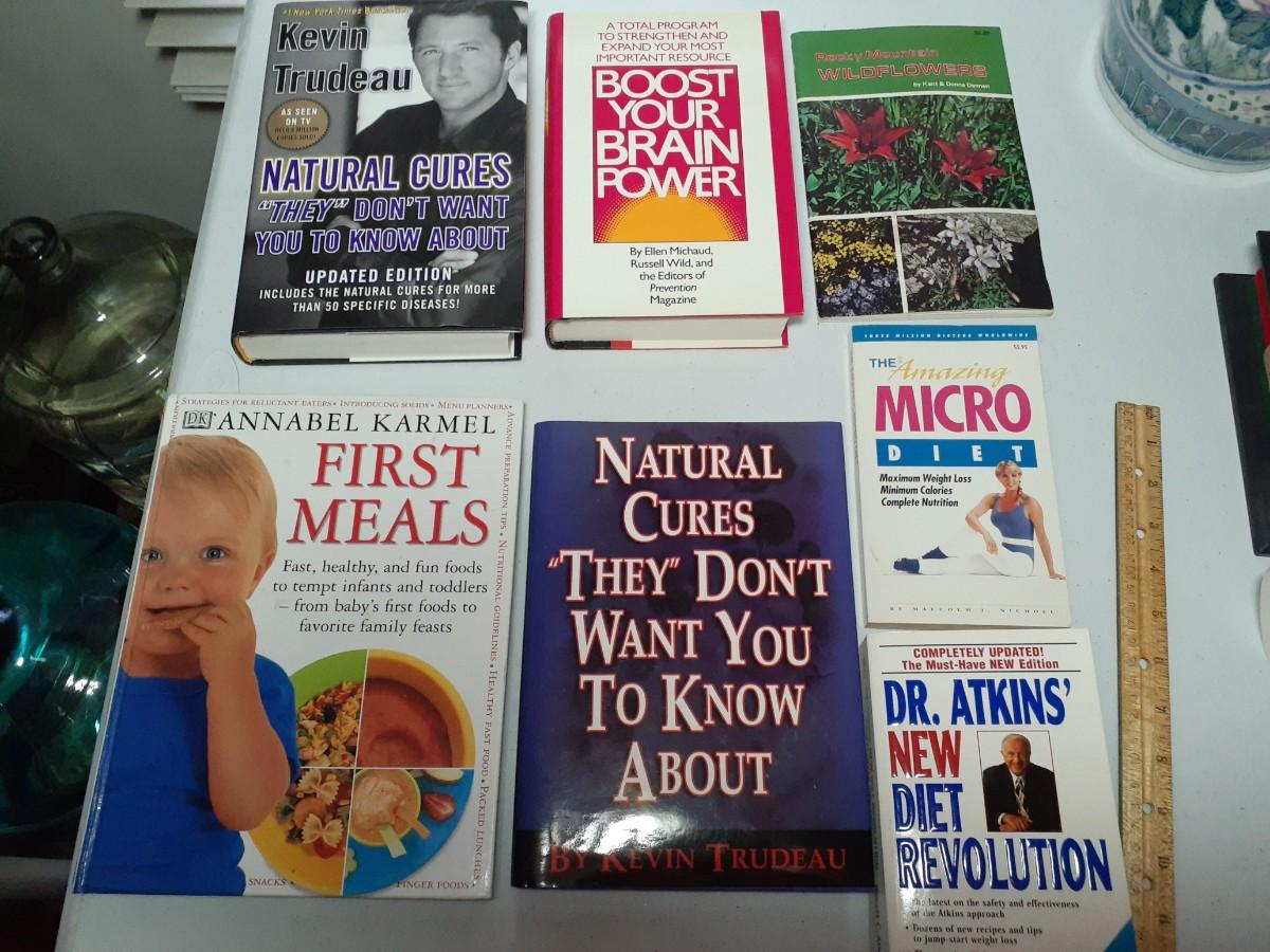 Set of 7 health books | EstateSales.org