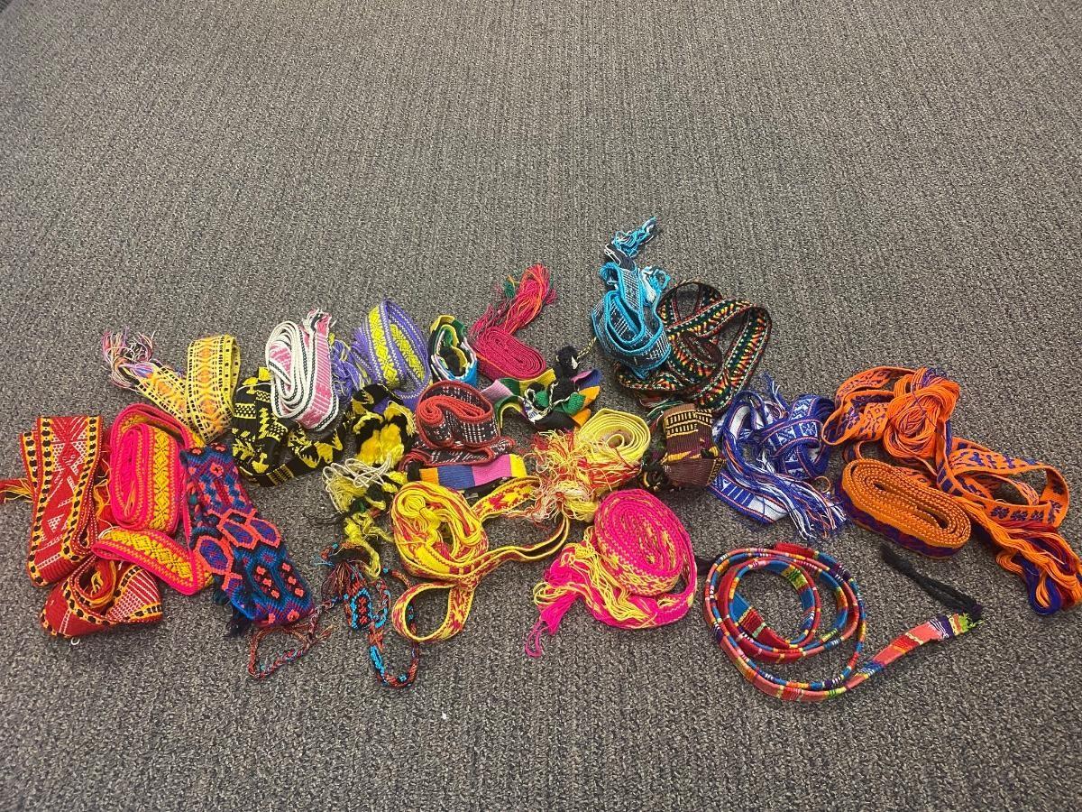 Mixed Lot of Boho Southwestern Mexican Ornate Colorful Embroidered Ties ...