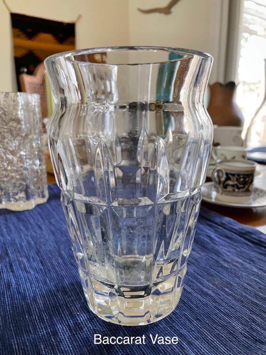Baccarat Crystal Nadine Vase 7 X 4 14 Superb