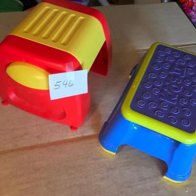 Two Little Tikes step stools | EstateSales.org
