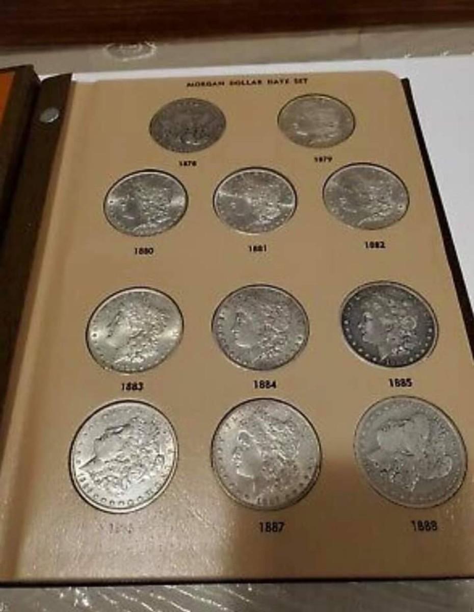 Full Morgan silver dollar book | EstateSales.org
