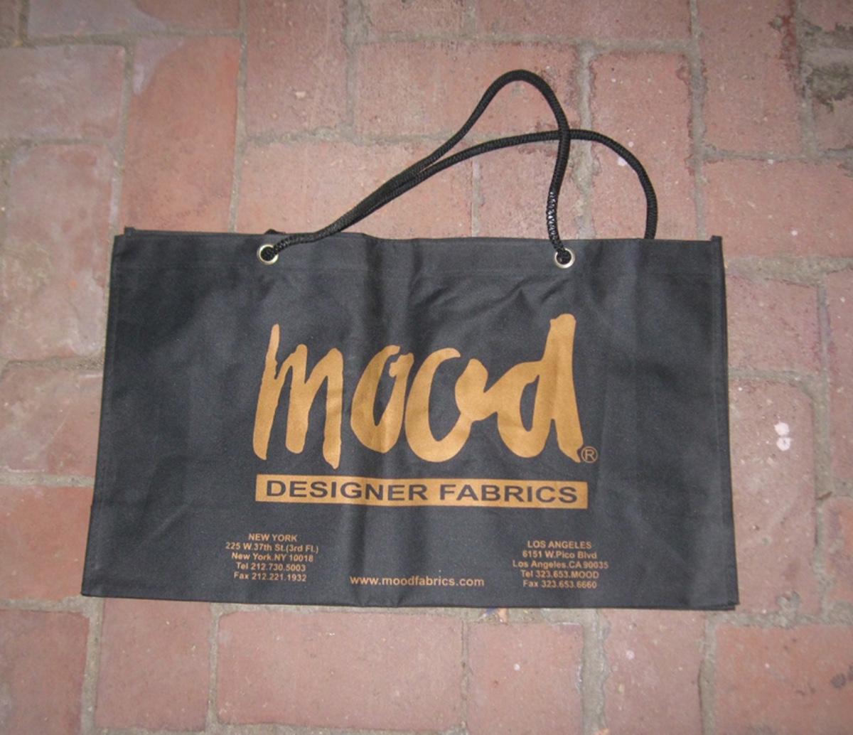 MS Canvas Shopping Bag from Mood Designer Fabrics From TVs "Project ...