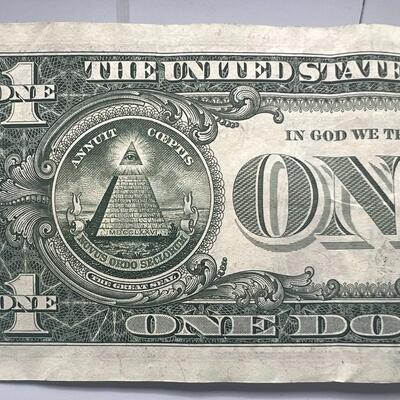 Collectible Dollar Bill with Interesting Sequential Serial Number ...