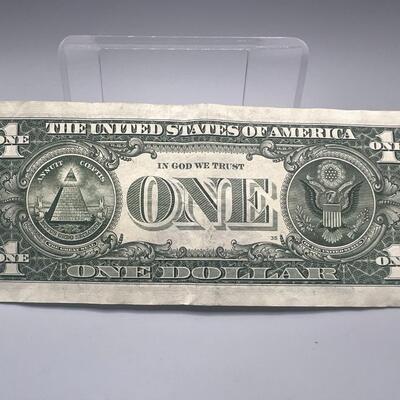 Collectible Dollar Bill with Interesting Sequential Serial Number ...
