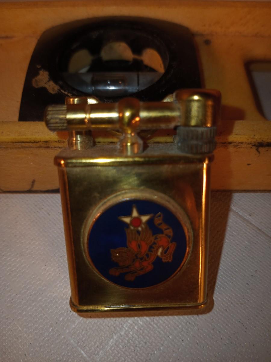 Antique RARE Triangle Lift Arm Lighter | EstateSales.org