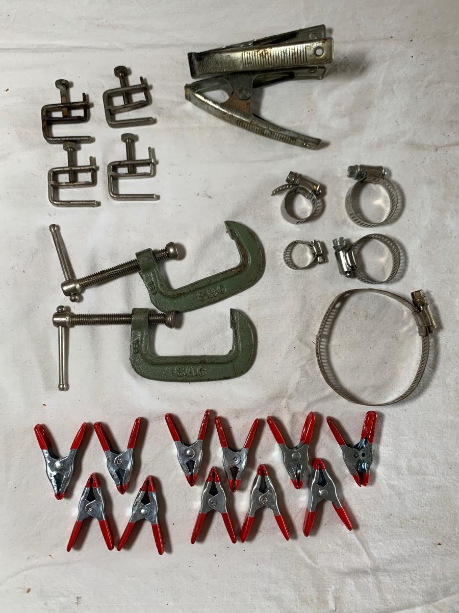 Lot 152. Assorted Clamps | EstateSales.org