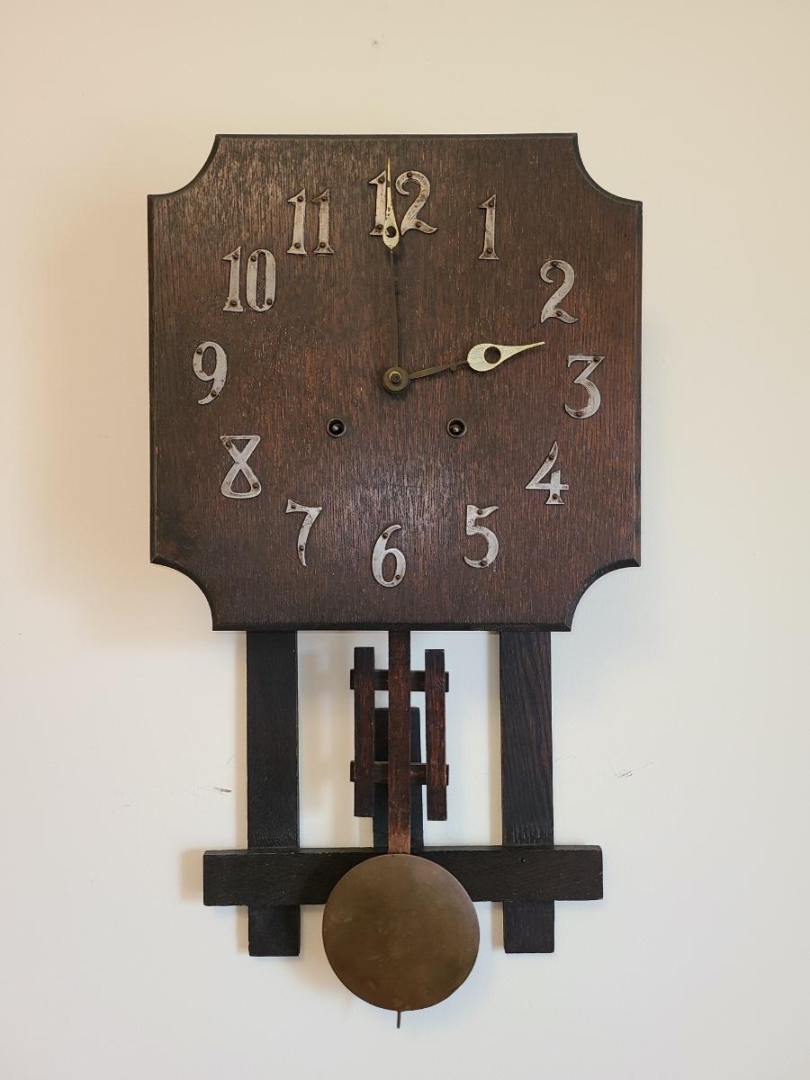 LOT 26: The National Clock & Mfg Co. Chicago Wall Clock Industrial Look ...