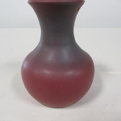 Van Briggle Pottery Rose and Blue Vase 'Marked" | EstateSales.org