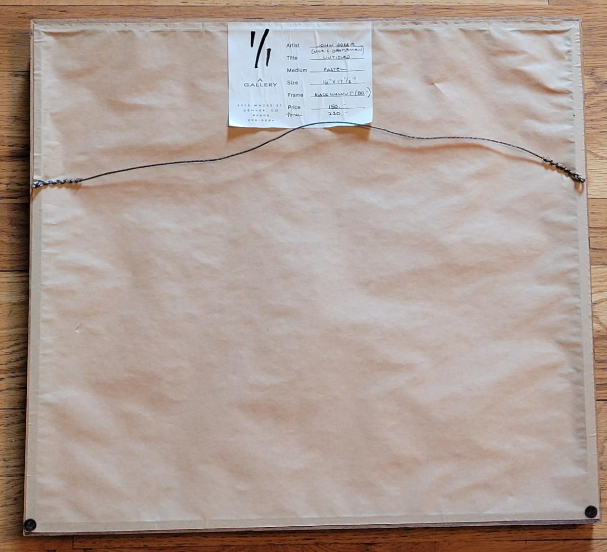 Lot 183: JOHN SORBIE Original 'Untitled' (Nude & Gentleman) Pastel ...