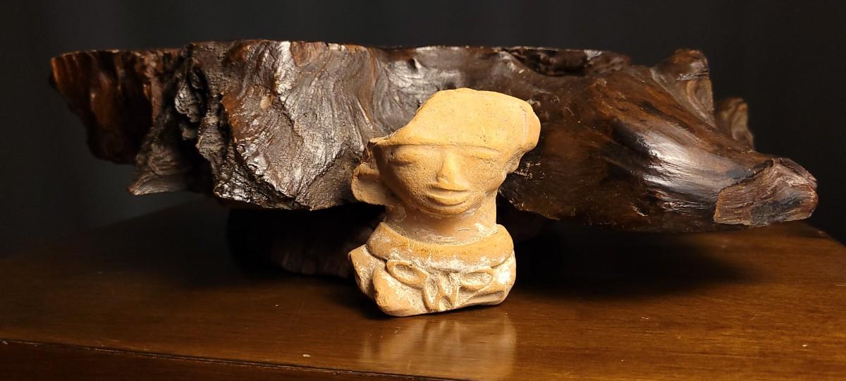Lot 238: Pre-Columbian Effigy Head | EstateSales.org