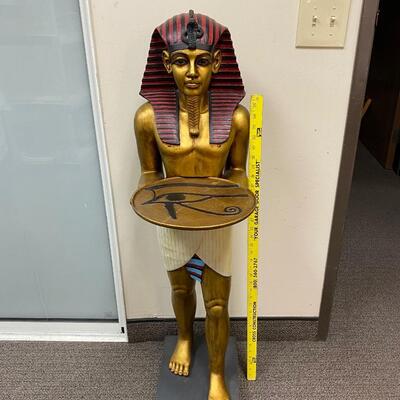 Egyptian Pharaoh King Tut Statue Table Display | EstateSales.org