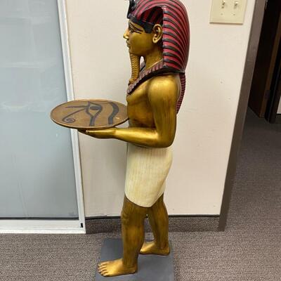 Egyptian Pharaoh King Tut Statue Table Display | EstateSales.org