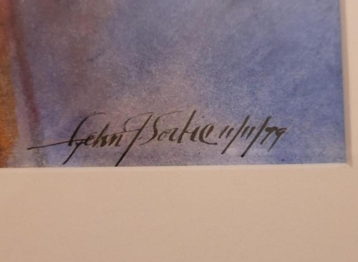 Lot 116: Rare Original Artwork by Beloved CSU Professor & Artist JOHN ...