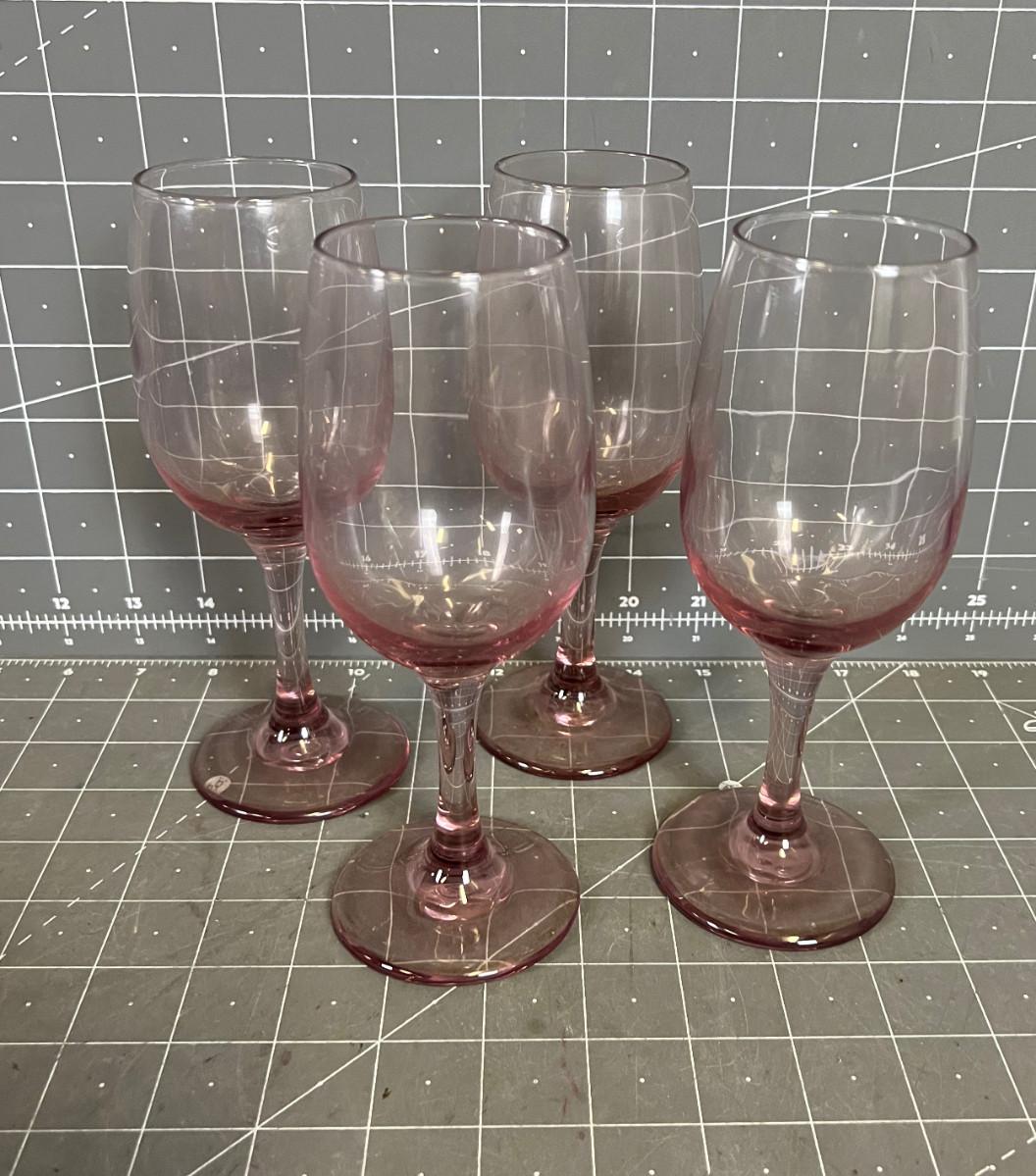 Rose Colored Wine Glasses 4