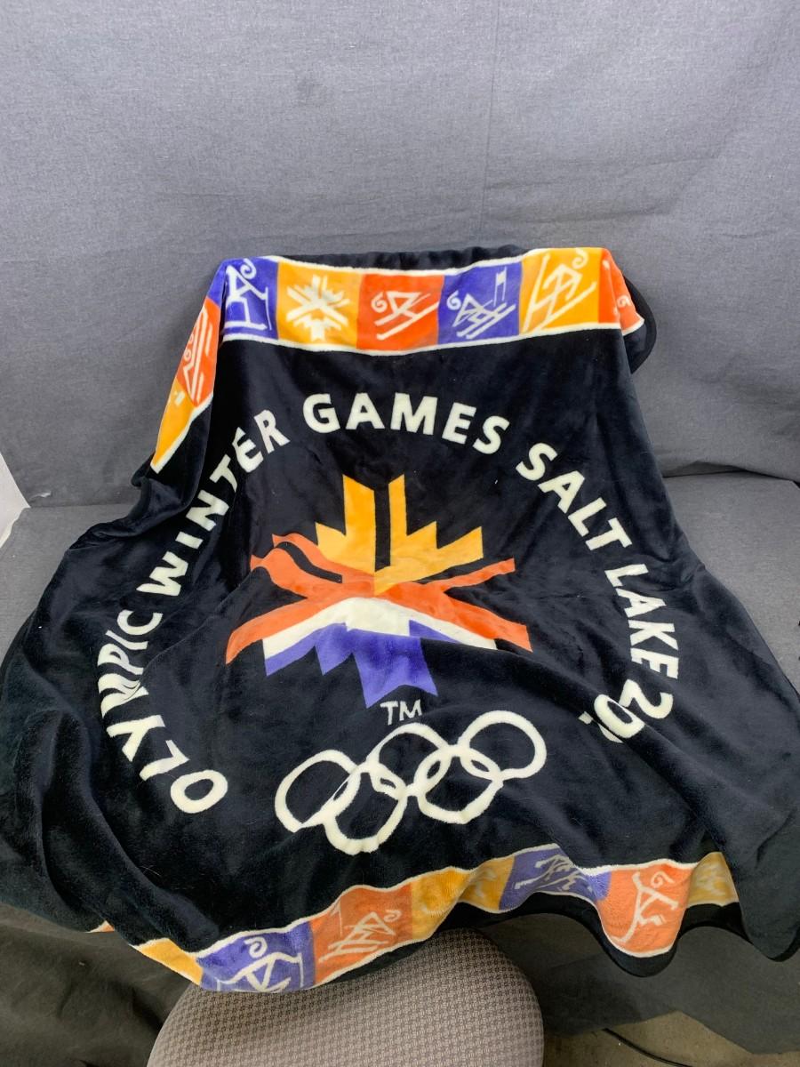 #308 Salt Lake 2002 Olympic Winter Games Blanket | EstateSales.org