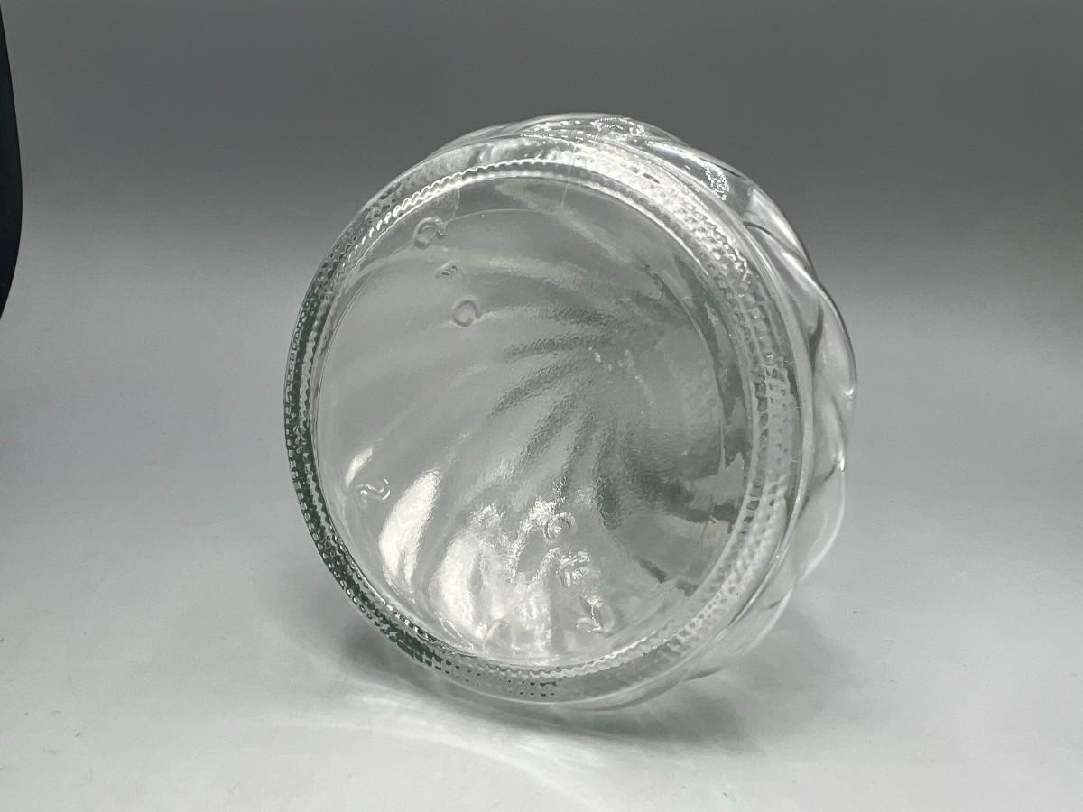 Spiral Fluted Flower Bud Glass Vase