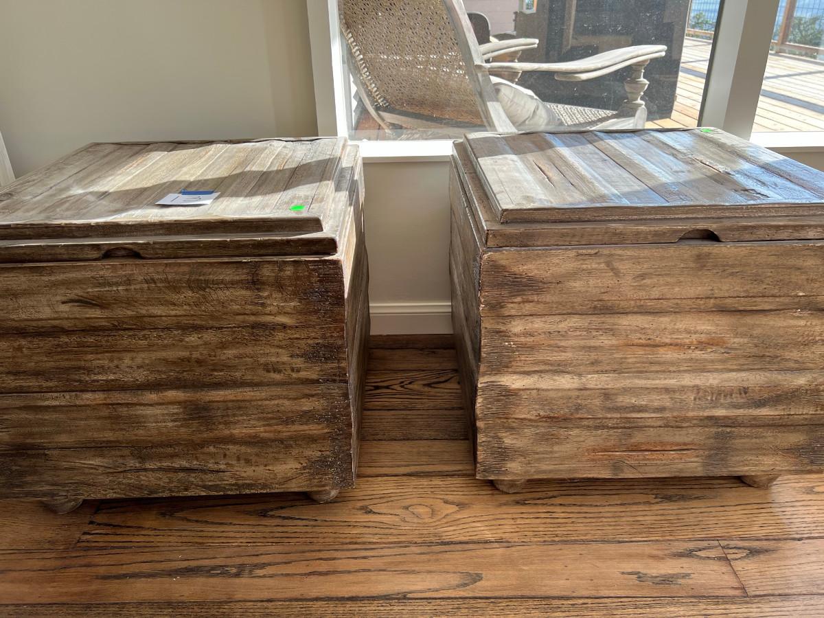 Wooden Storage Tables | EstateSales.org