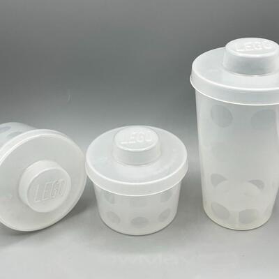 The Lego Group Collectible Opaque Clear Stackable Peg Storage ...