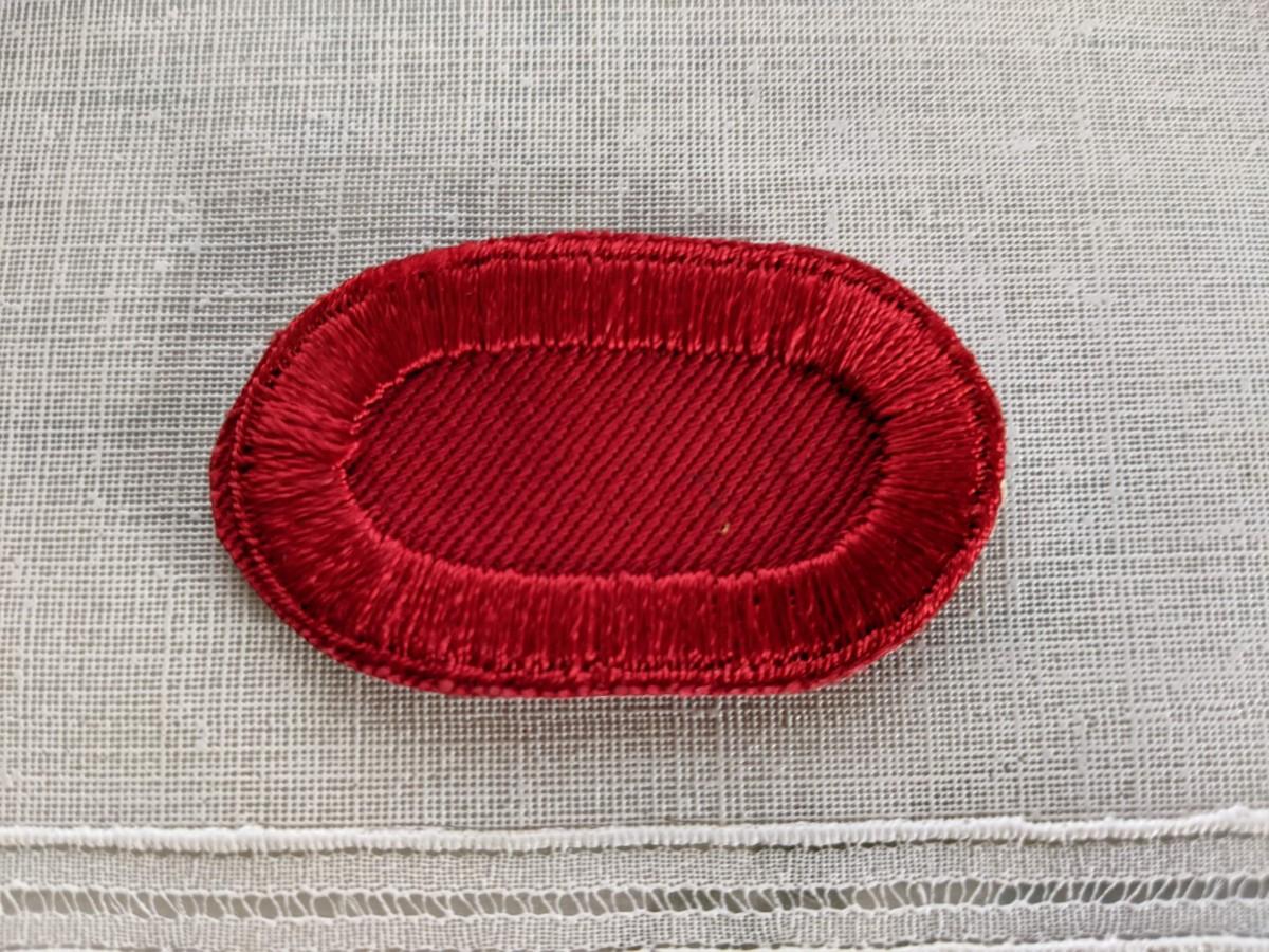 Set of 3 Red WWII Army Airborne Artillery Jump Wing Ovals | EstateSales.org
