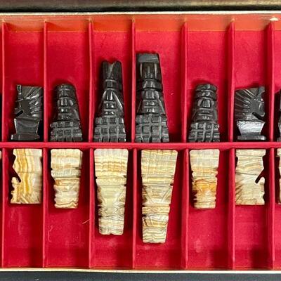 Vintage Carved Marble Chessmen Set *No Board* | EstateSales.org