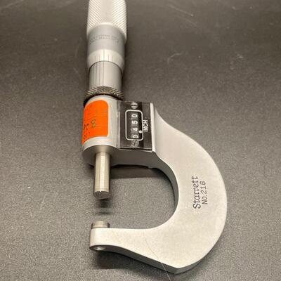 Starrett No. 216 Digit Counter Outside Micrometer | EstateSales.org