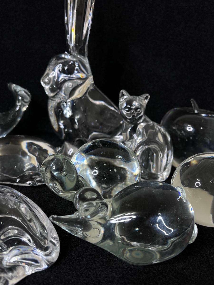 Crystal / Glass Figurines Bundle ~ Total Of 13 | EstateSales.org