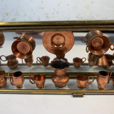 Miniature copper display | EstateSales.org