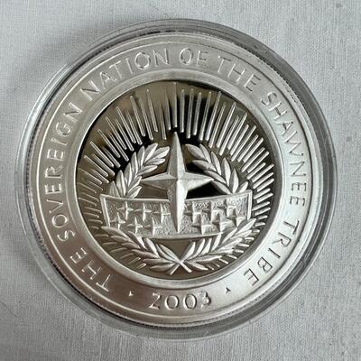 584 Shawnee Nation - Lewis & Clark Prouillard 2003 $ Unc Silver Crown w ...