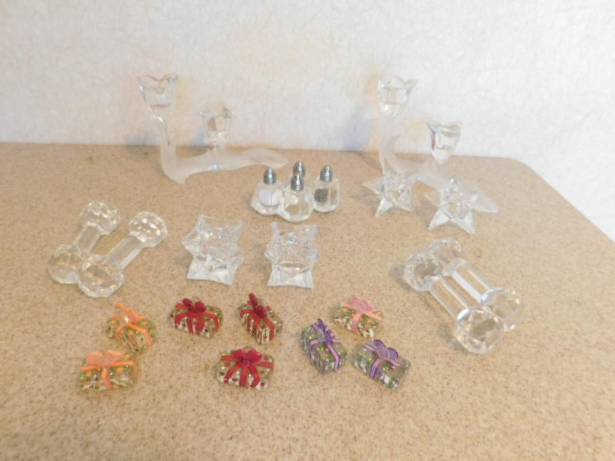 Collection of Formal Dining Table Accessory Pieces includes Knife ...