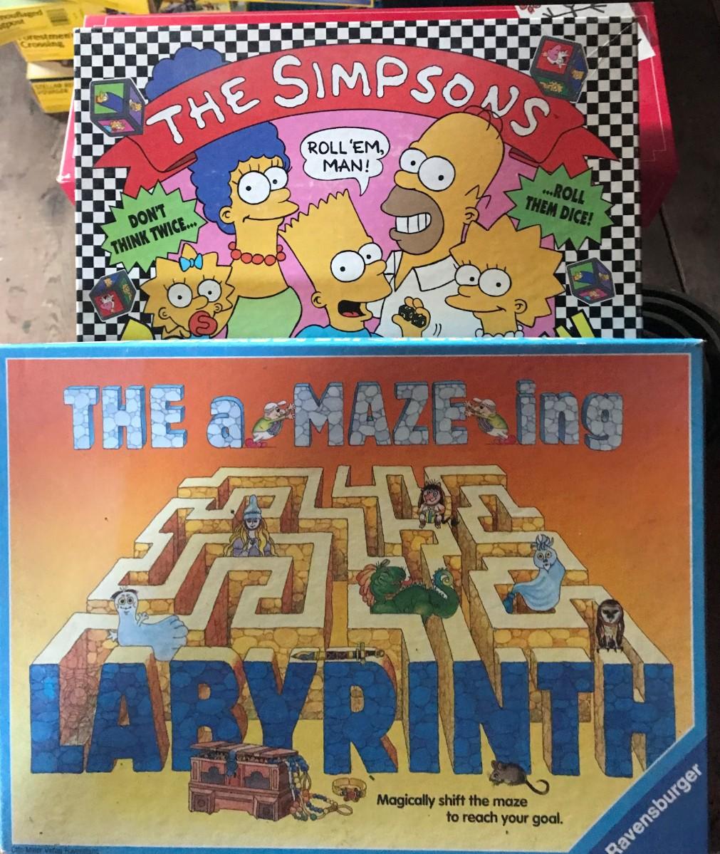 The Simpsons Game & The a / MAZE /ing Labyrinth Game | EstateSales.org