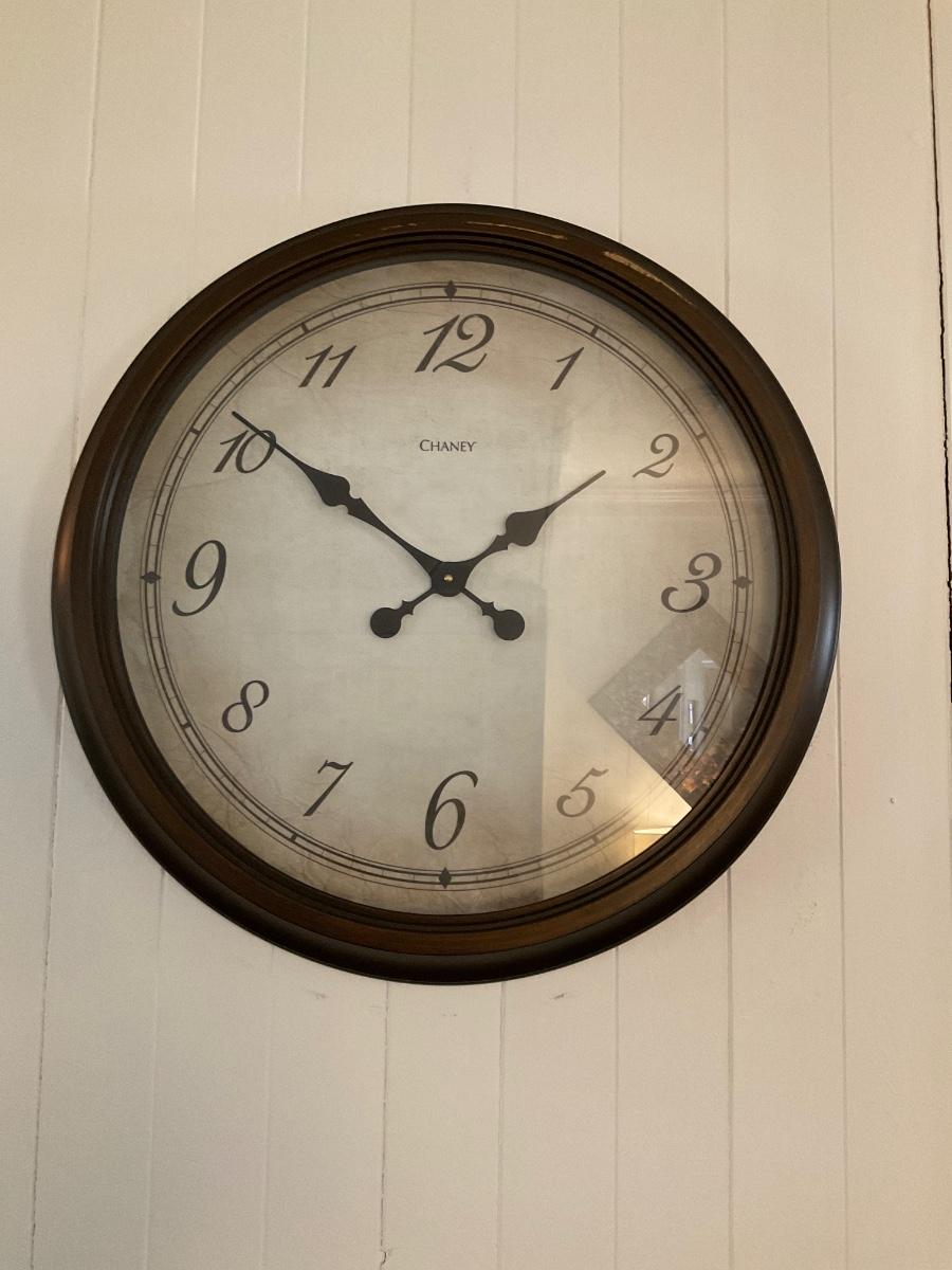Chaney large wall clock | EstateSales.org