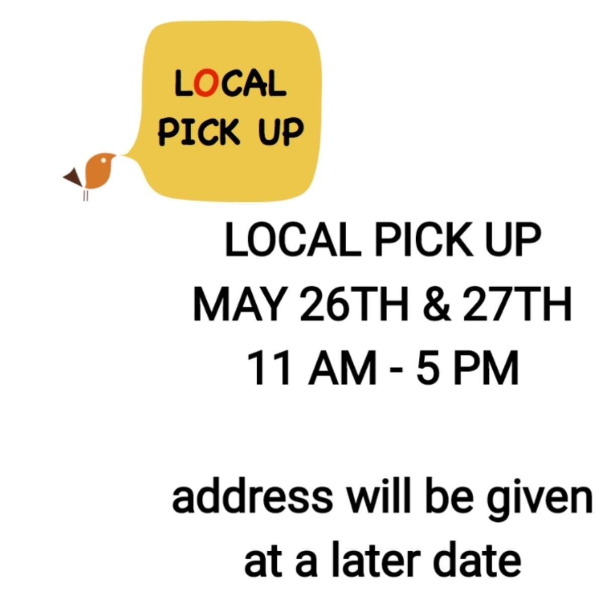 LOCAL PICK UP INFO | EstateSales.org