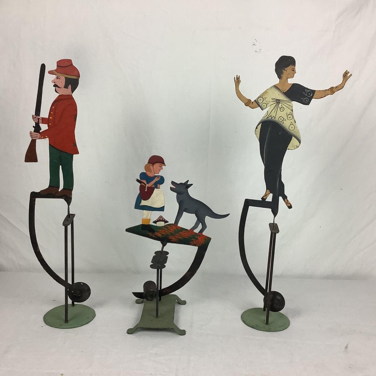 948 Set of Three Vintage Balancing Toys | EstateSales.org